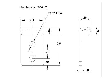 SK-2152 , Latch Strikes