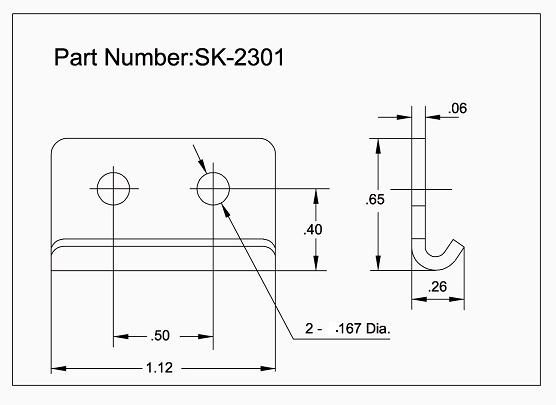 SK-2301 , Latch Strikes